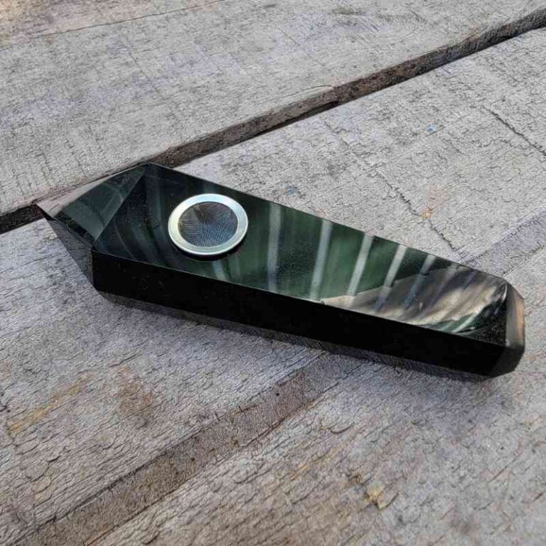 Black Obsidian Pipe | LowCountry Crystals | Healing Crystals, Jewelry ...